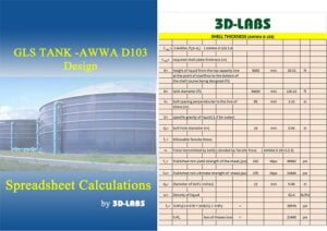 AWWA D103 design calculation