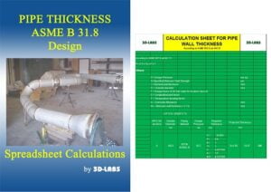 Pipe Thickness Calculation TD13 Design - 3D-LABS