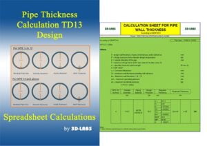 Pipe Thickness Calculation TD13 Design: 3D LABS