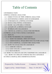 Piping Stress Analysis Guide | 3D-LABS ebook