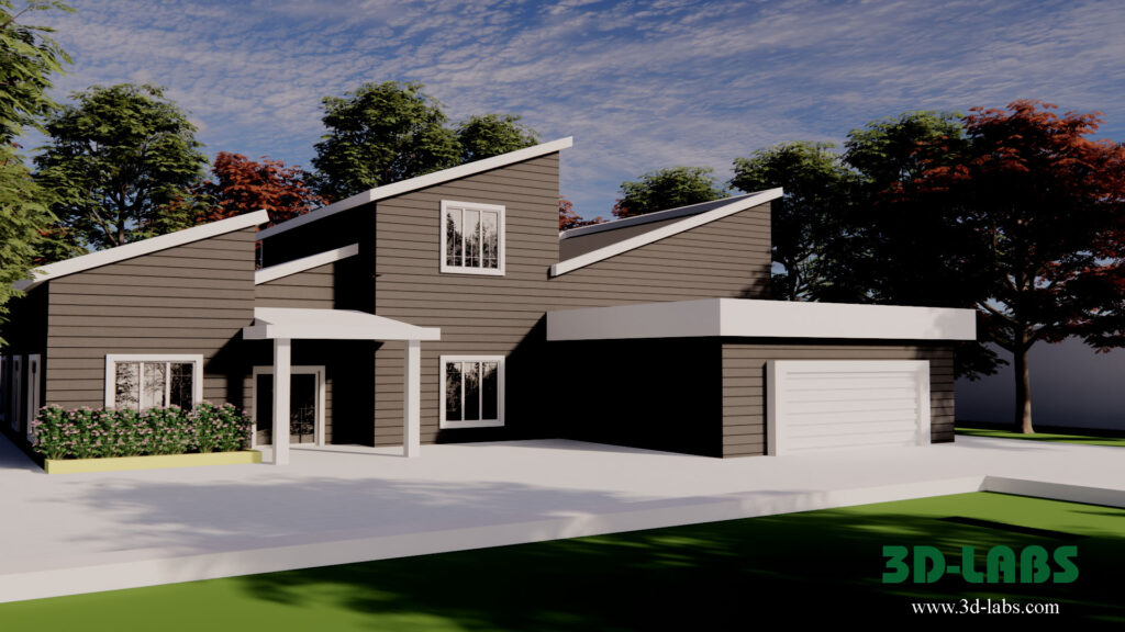 British Style House Plan 309 | Custom Design | 3D-Labs