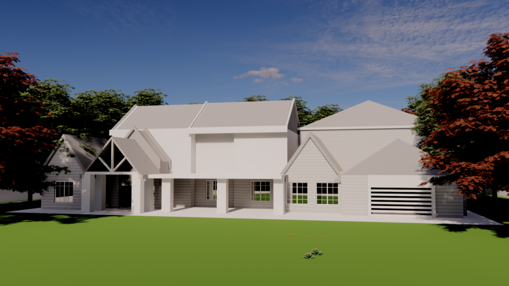 Traditional Farm house Plan-313 - 3D-LABS