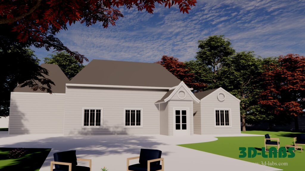 Farm Homes Plan-507 - 3D-LABS