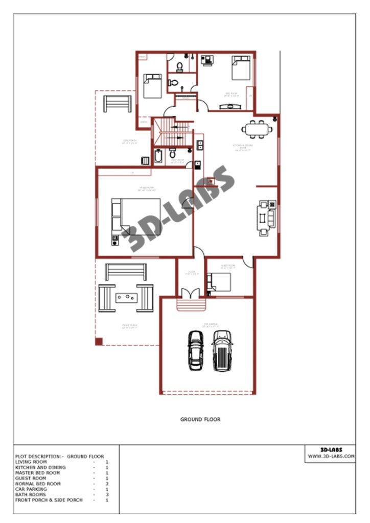 Plan 101: Spacious Home Design with 5 Bedrooms