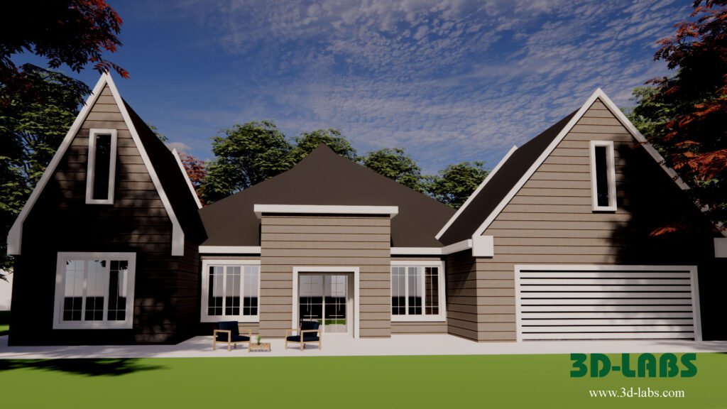 Traditional House Plan-314 - 3D-LABS