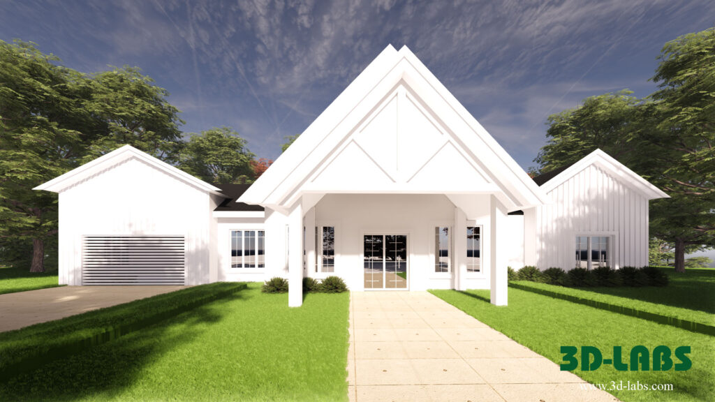 BARNDOMINIUM HOME PLAN-601 - 3D-LABS