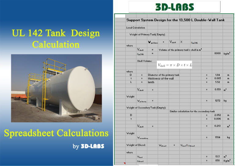 UL142 design calculation